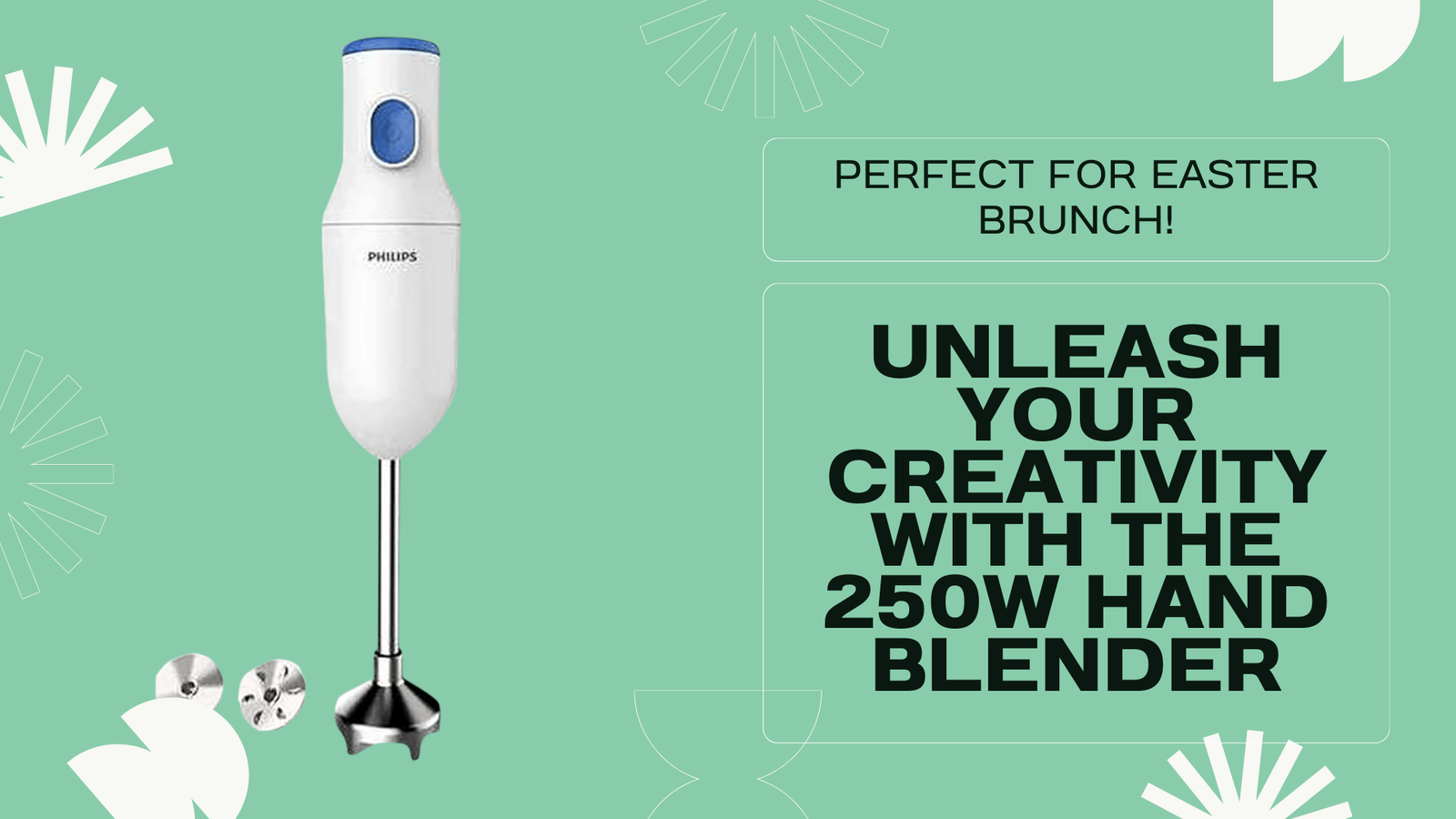 250W Hand Blender: The Ultimate Tool for Easter Brunch Preparations ...